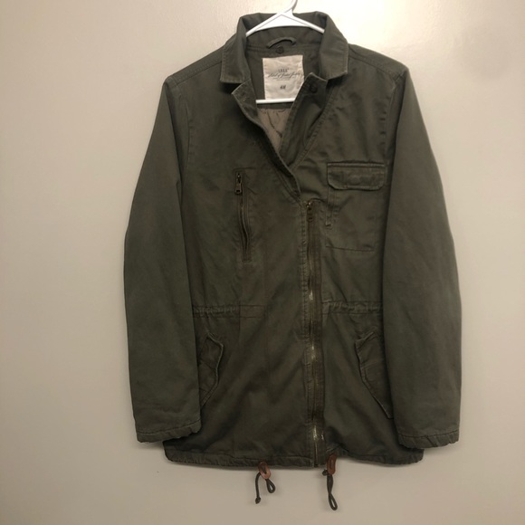 H&M | Jackets & Coats | Hm Logg Military Field Jacket Green | Poshmark